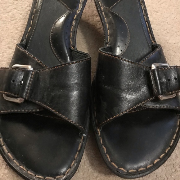 Born | Shoes | Born Size 9 Black Sandal Slides | Poshmark